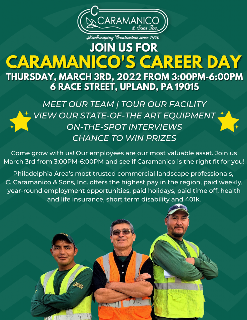 Career Day C Caramanico Sons Inc Caramanico Landscape